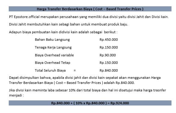 Rumus Mencari Harga Transfer Akutansi Manajemen ! Dijamin Paham ...